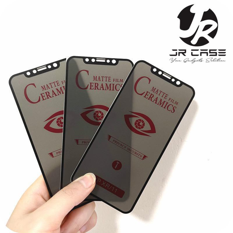 Jual Tempered Ceramic Glass Privacy / Anti SPY Matte / Dove iPh 17 16 15 14 13 12 11 Pro Max ...
