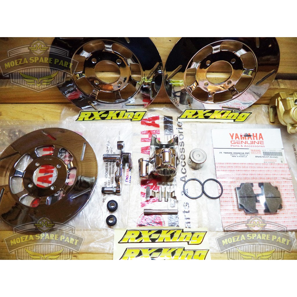 Jual Chrome Kaliper Piringan Rem Original Yamaha Rx King Lama Cobra Master Single Piston Full ...