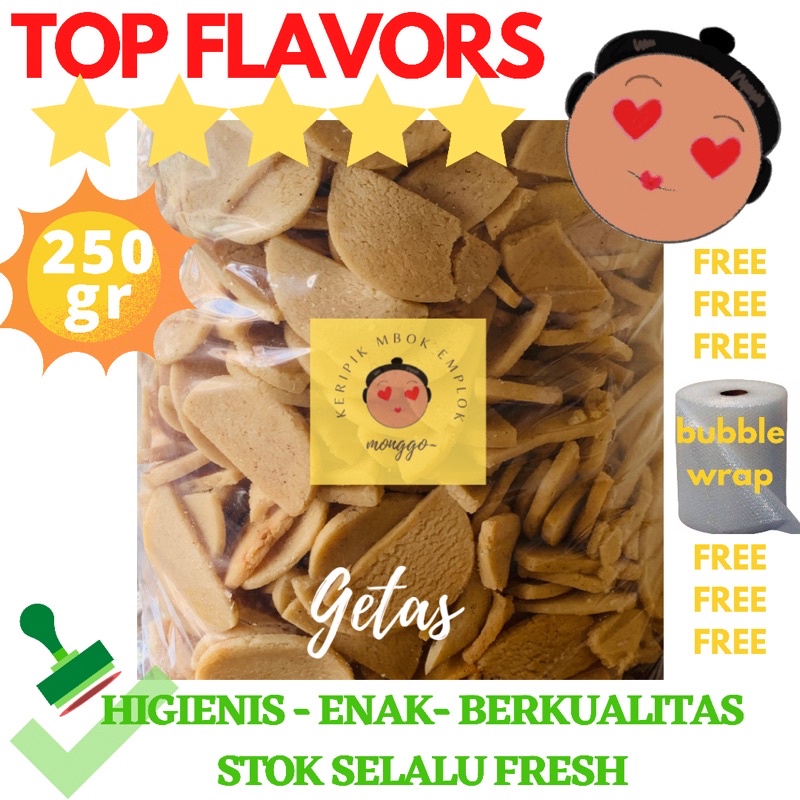 Jual GETAS ASIN KEMPLANG KERUPUK TEPUNG BERAS GURIH KHAS PALEMBANG ...