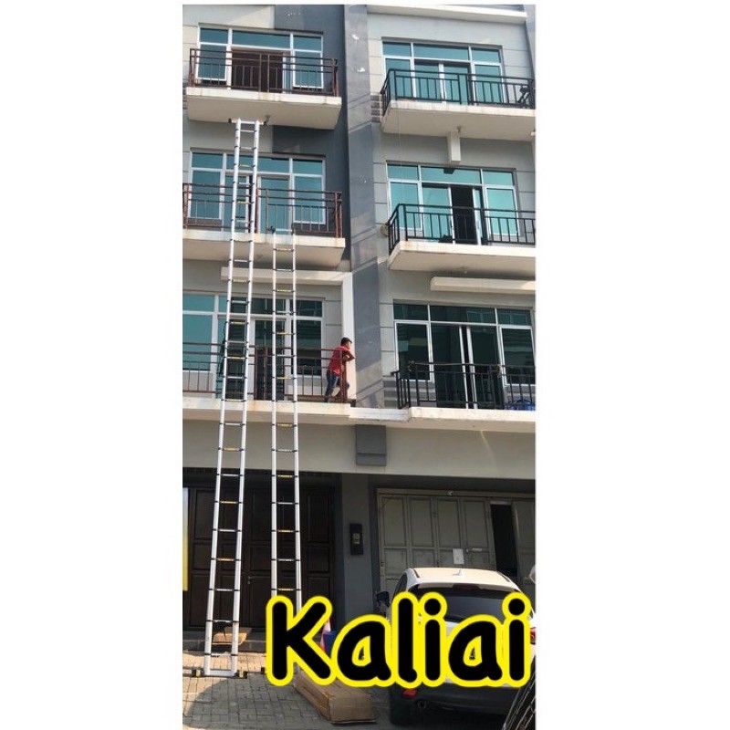 Jual Tangga Telescopic 8 meter single Ladder 8 Meter | Shopee Indonesia
