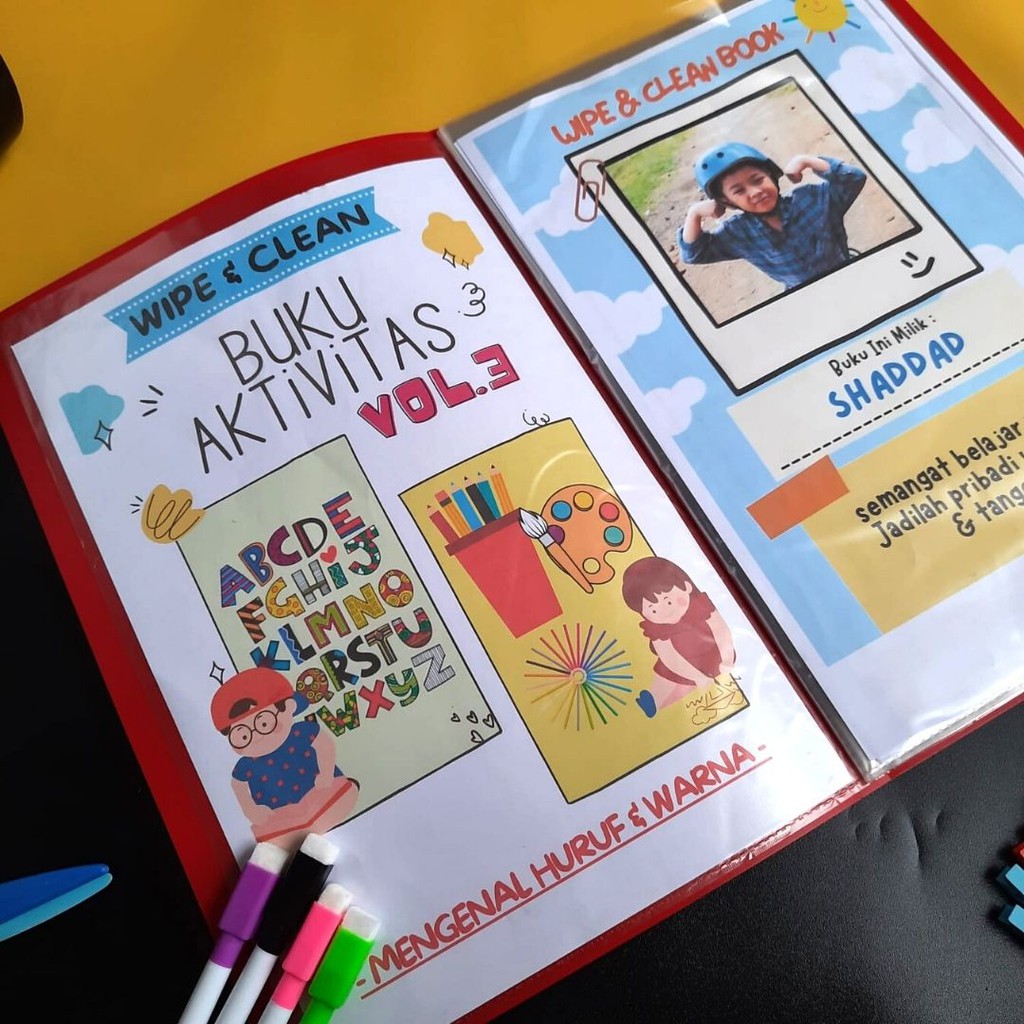 Jual Worksheet Belajar Menulis Huruf Abjad Alfabet (Aktivitas anak ...