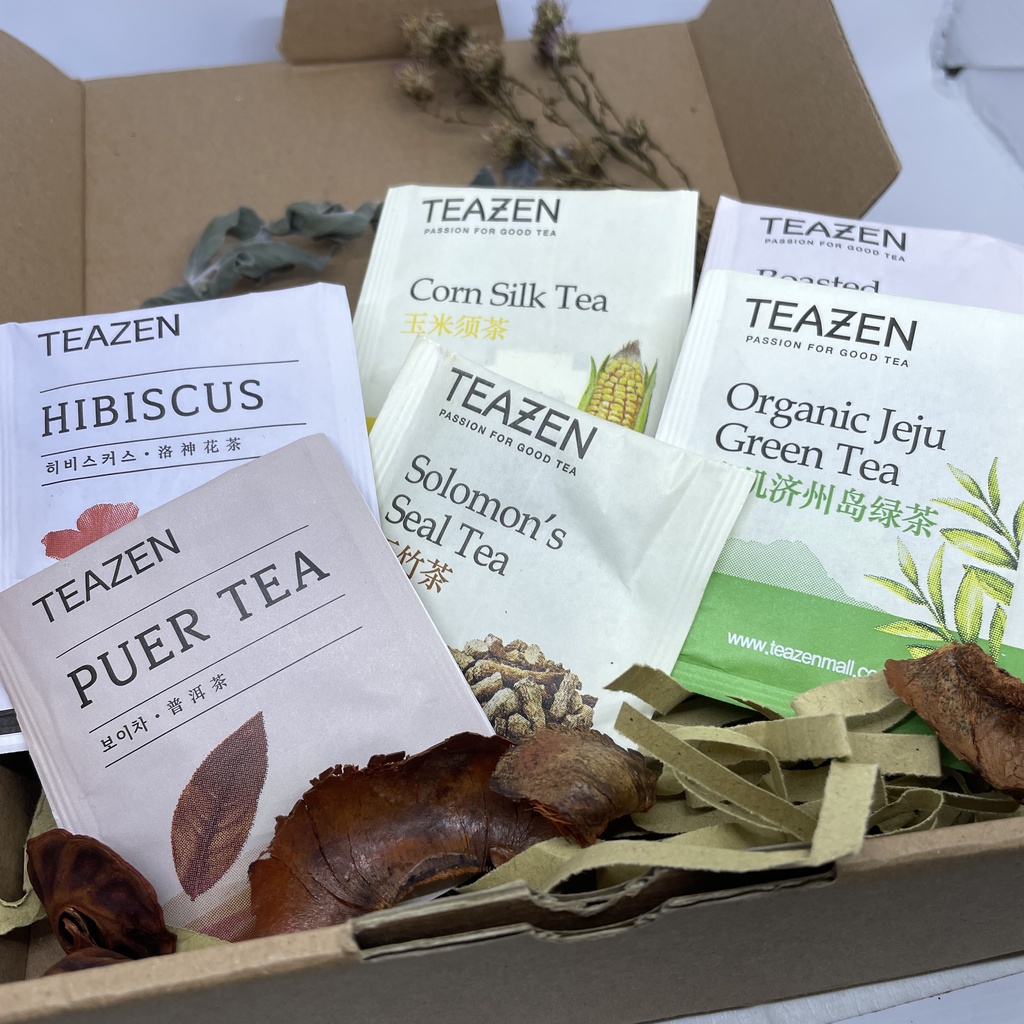 Jual [READY] Teazen Teh Diet Korea (Jeju Green Tea, Corn Tea, Puer Tea ...