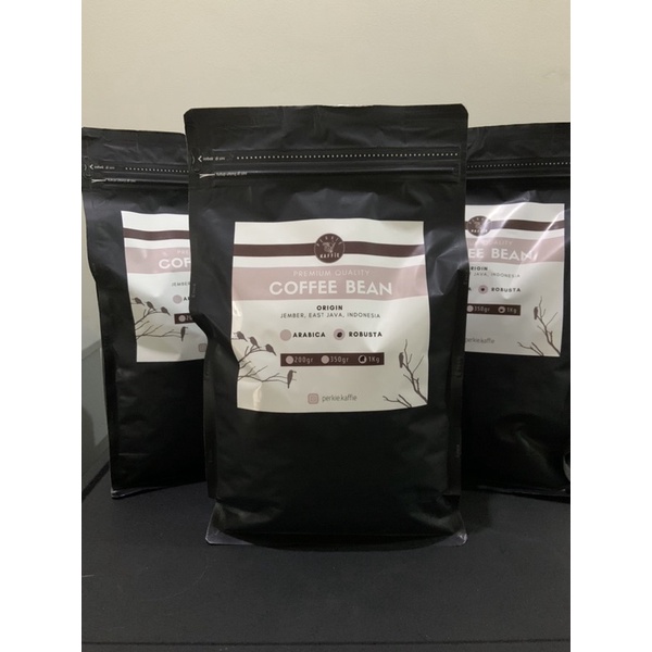 Jual Biji Kopi Premium Robusta - Arabica Jember PERKIE KAFFIE | Shopee ...
