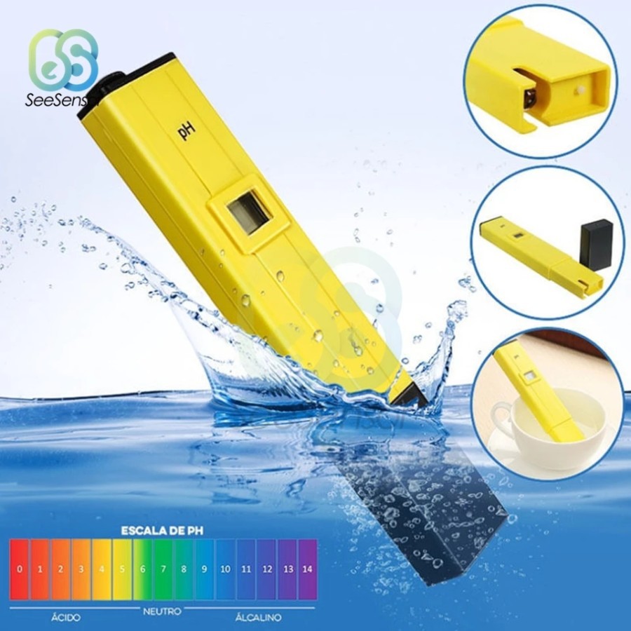 Jual PH METER ALAT UKUR TES CEK KADAR PH AIR MINUM AQUARIUM HIDROPONIK ...