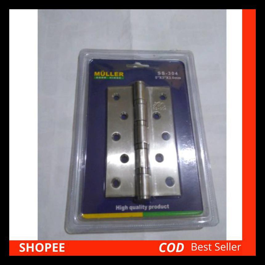 Jual Engsel Pintu Muller 5 inc / Door Hinge - SS 304 Asli Kuningan ...