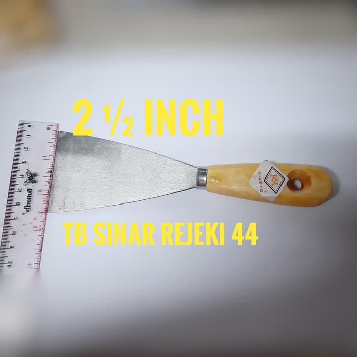 Jual Kapi / Kape Besi Gagang Kayu 2 ½ inch / 2.5 inch Scraper Besi ...