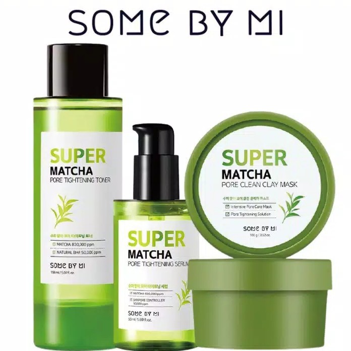Jual SOMEBYMI SUPER MATCHA PORE CARE 3 - STEP SET [Full Size] | Shopee ...
