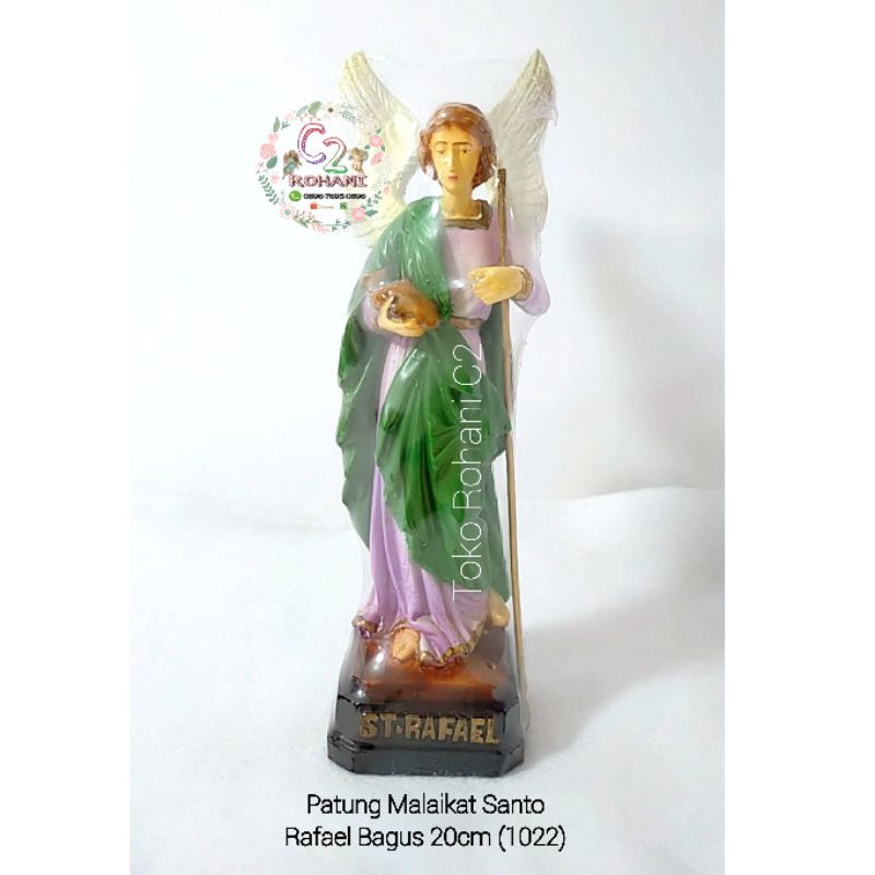 Jual Patung Malaikat Santo Rafael 20cm Bagus (1022) - Patung Malaikat ...