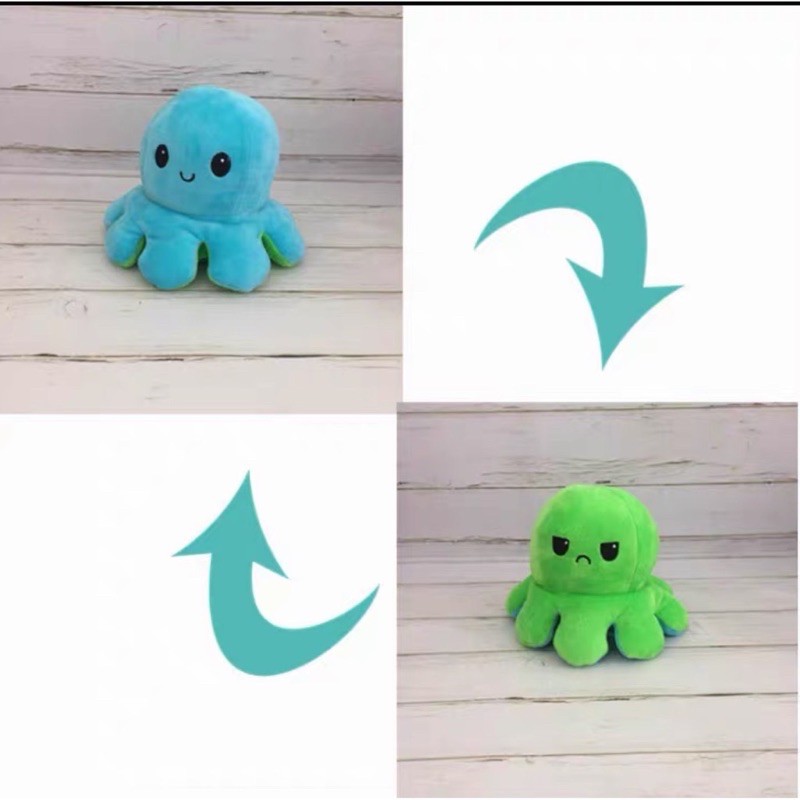 Jual Reversible Octopus Doll || Moody Octopus || Boneka Oktopus ...