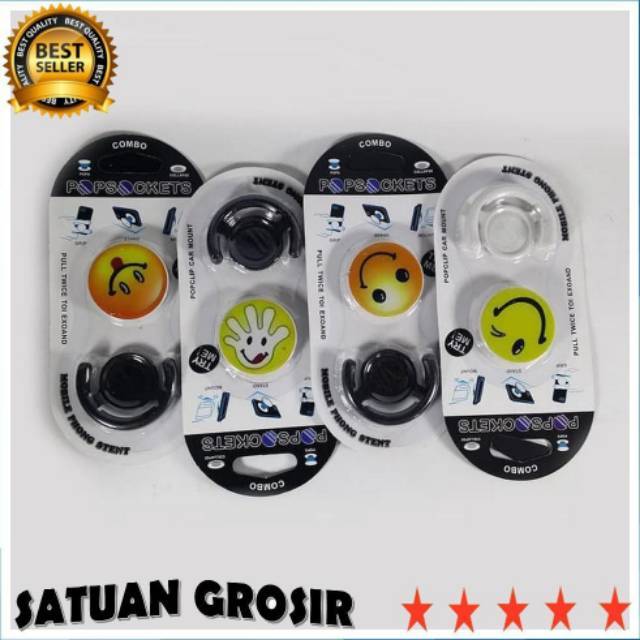 Jual POPSOCKET POP SOCKET MOTIF BATIK EMOJI | Shopee Indonesia