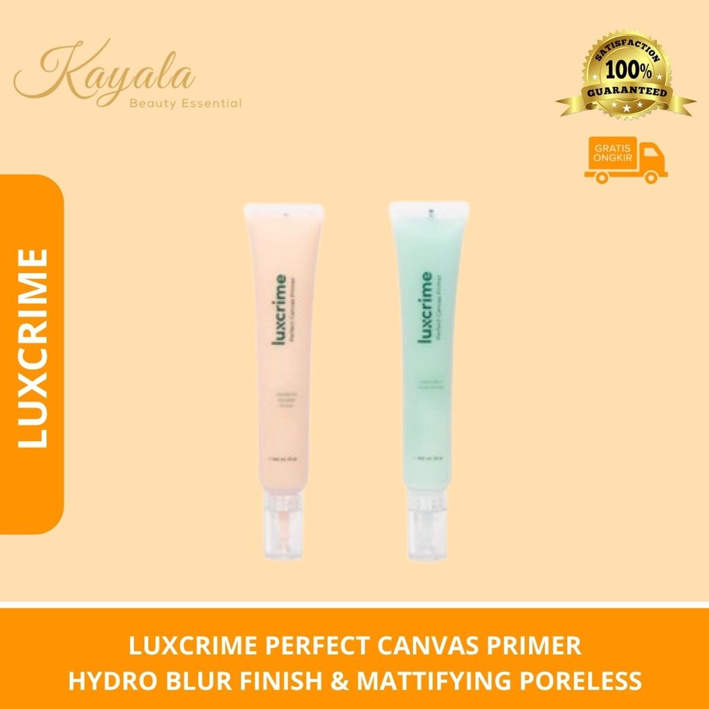 Jual LUXCRIME PERFECT CANVAS PRIMER HYDRO BLUR FINISH & MATTIFYING ...