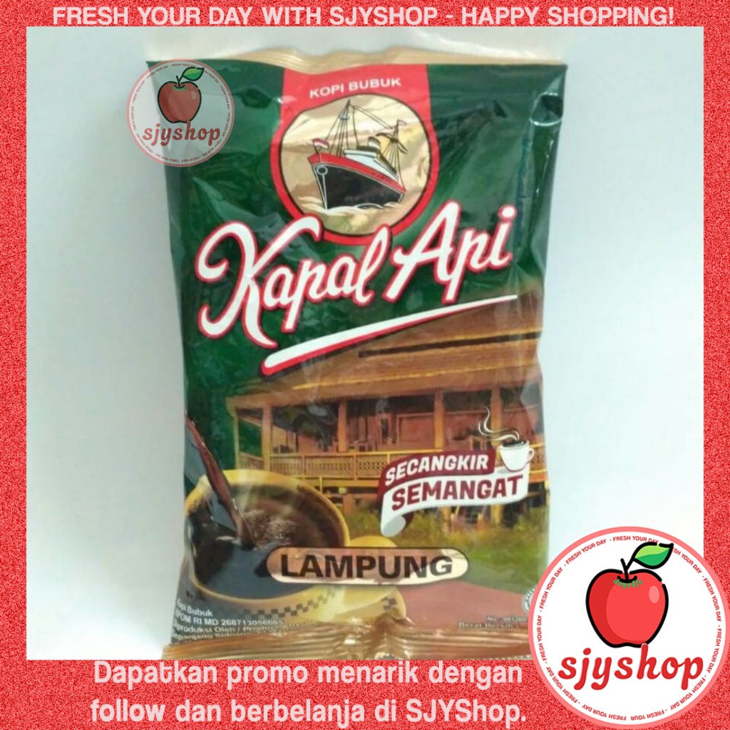 Jual Kopi Kapal Api Lampung Refill 150 gram / Kopi Bubuk Instant ...
