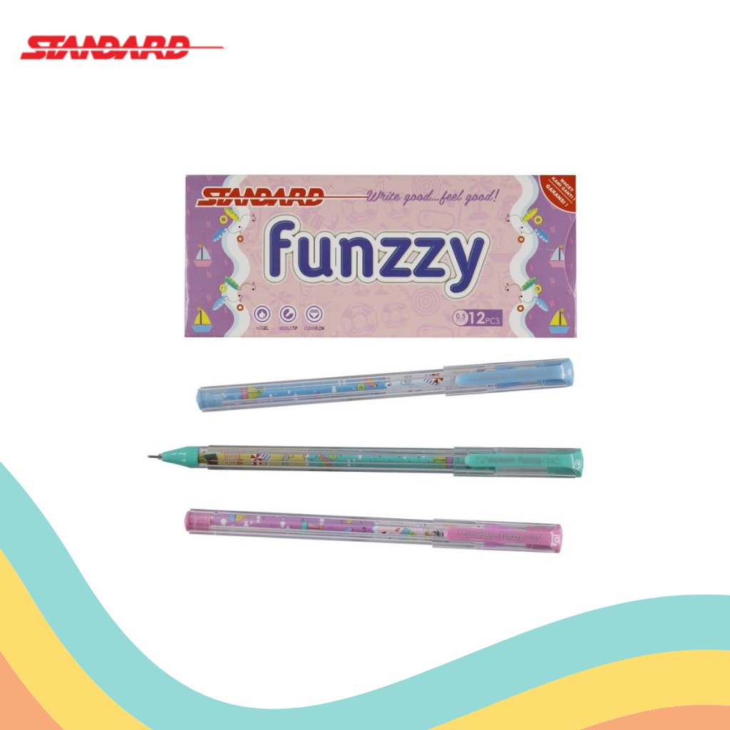 Jual BALLPOINT STANDARD FUNZZY (12 PCS) | Shopee Indonesia