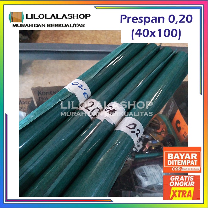 Jual Prespan Hijau 0.20 0,20 mm Kertas 40x100 cm Pelapis Gulung Motor ...