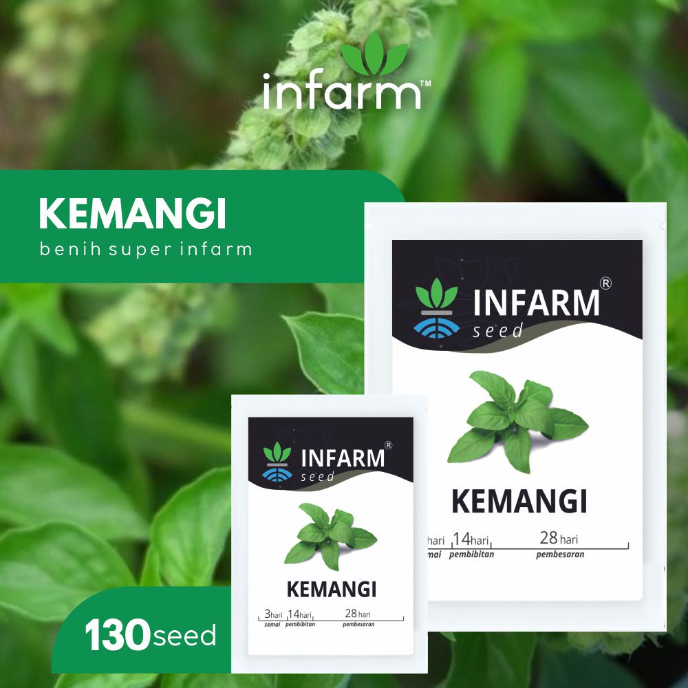 Jual INFARM - Benih Bibit Biji Super Daun Kemangi | Shopee Indonesia