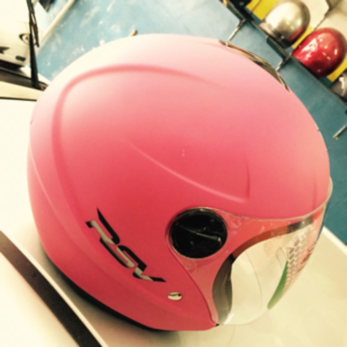 Jual helm RSV replika nolan pink doff 2in1 visor+pet | Shopee Indonesia
