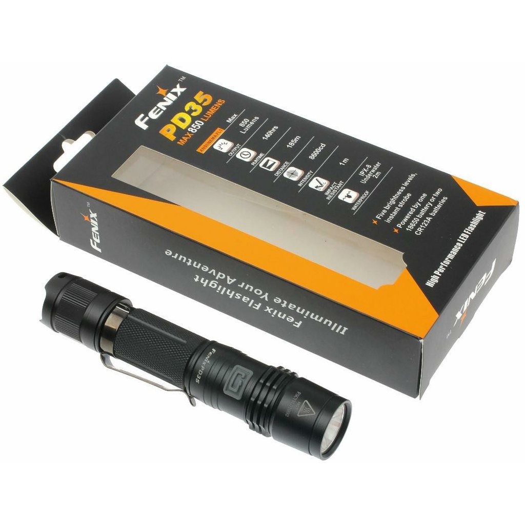 Jual Senter Fenix PD35 18650 Flashlight (850 Lumens) | Shopee Indonesia