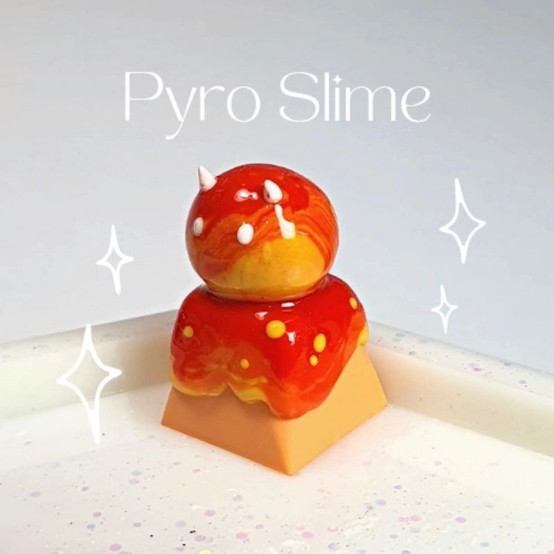 Jual Artisan Keycap Genshin Impact Pyro Slime | Shopee Indonesia
