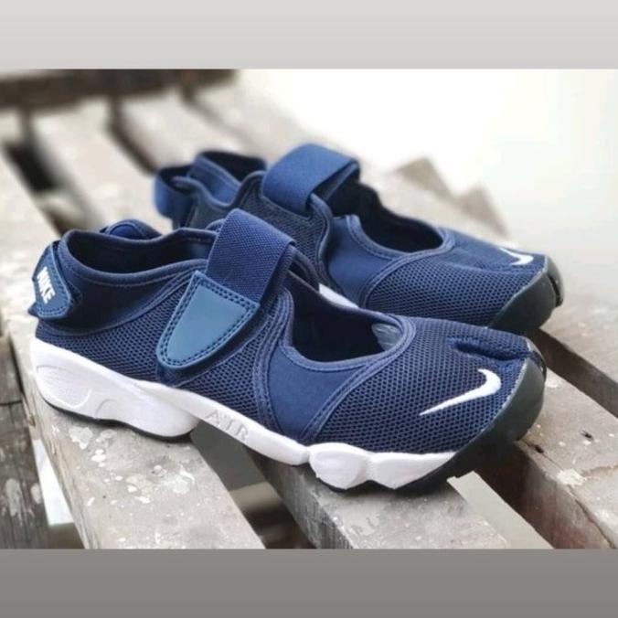 Jual Sepatu Nike Air Rift Navy Premium Original / Sandal Ninja | Shopee ...