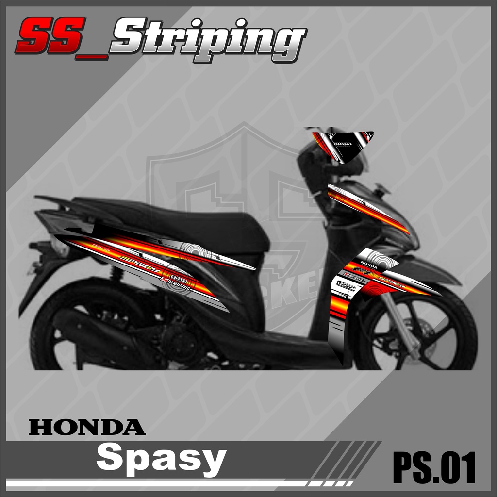 Jual Sticker Striping List Variasi Honda Spacy - Striping Spacy. PS.001 ...