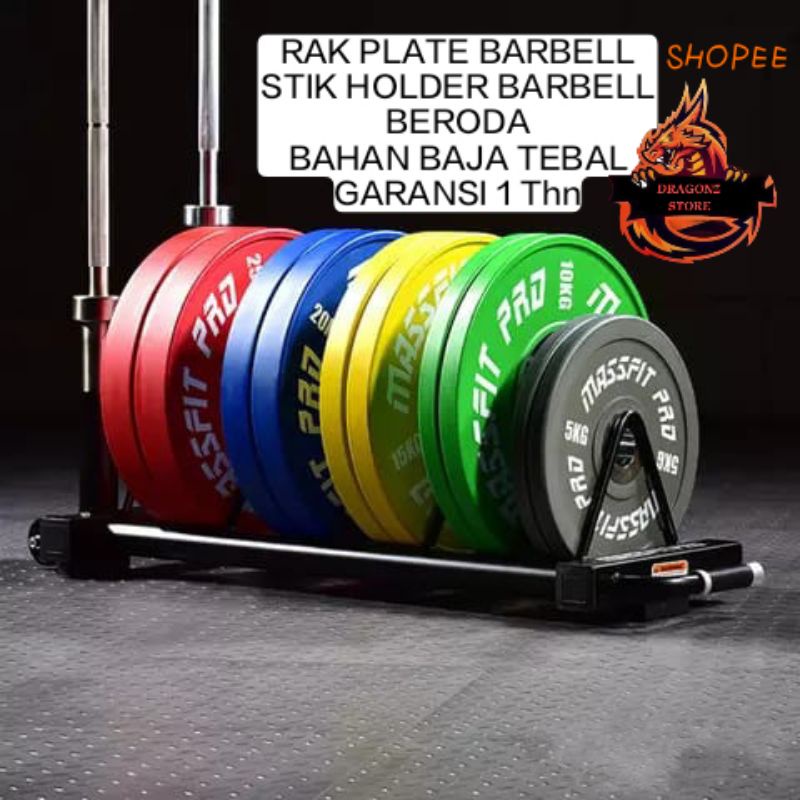 Jual Rak plate beban stik holder barbell gym | Shopee Indonesia