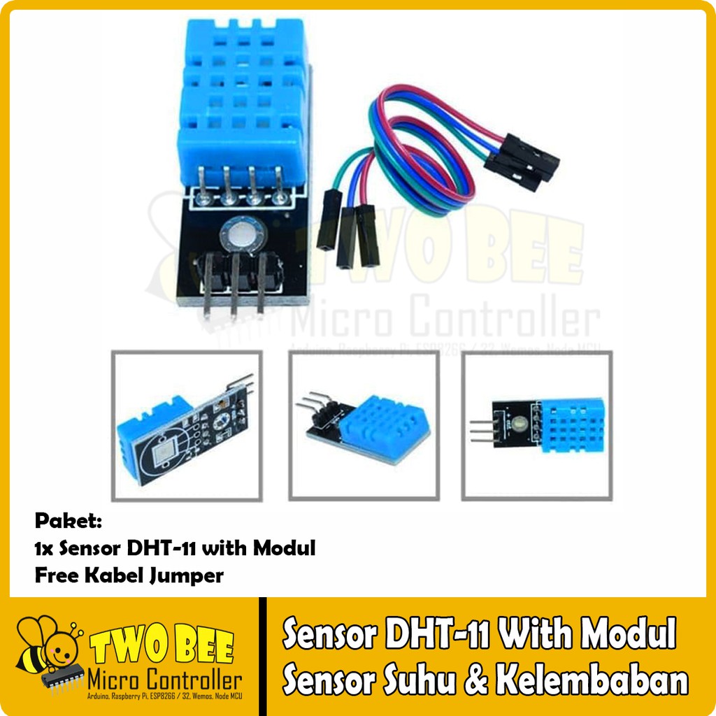 Jual DHT11 With Modul - Sensor Suhu dan Kelembaban | Shopee Indonesia