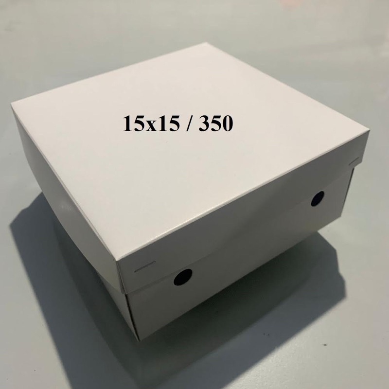 Jual Dus Makanan 15cm x 15cm x 7cm Duplex Coated Roti Box Berkat Kardus ...