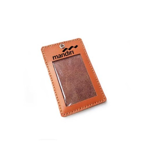 Jual Name Tag Id Kulit Asli Logo Bank BRI Syariah Warna Tan | Shopee ...