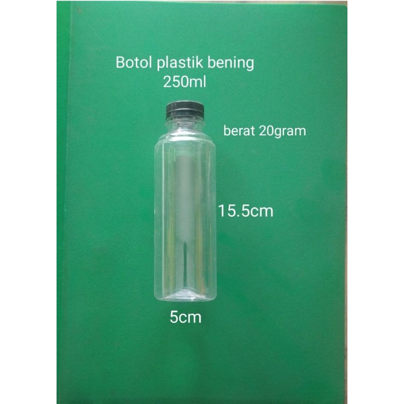 Jual botol plastik bening 250ml | Shopee Indonesia