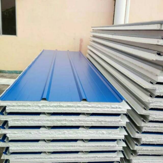 Jual Sandwich panel roof EPS 1050mm 5cm | Shopee Indonesia