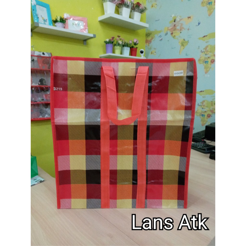 Jual Tas Karung Resleting Uk 45x50x20Cm | Shopee Indonesia