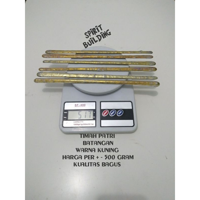 Jual TIMAH PATRI BATANGAN WARNA KUNING KUALITAS BAGUS HARGA PER + - 500 ...