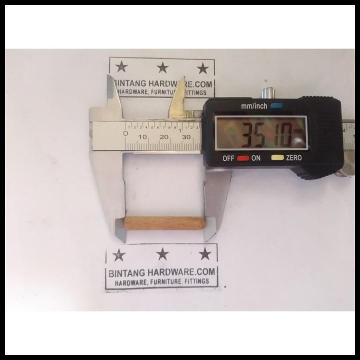 Jual Dowel Kayu Bulat Ulir Diameter 6Mm Panjang 35Mm Paku Pasak Kayu ...