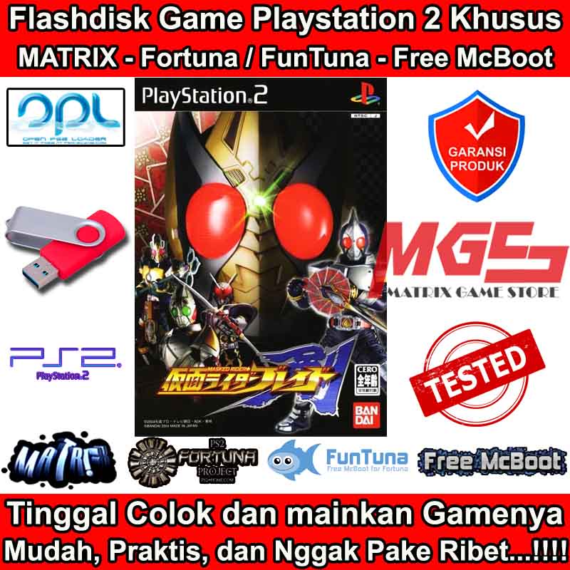 Jual Fleshdisk Game PS2 PS 2 Kamen Rider Blade | Shopee Indonesia
