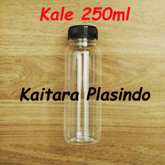Jual Botol kale 250 ml plastik tebal pet / botol jus kopi susu 250ml | Shopee Indonesia