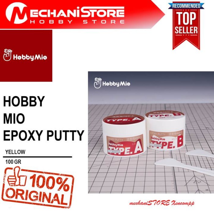 Jual HOBBY MIO EPOXY PUTTY YELLOW - HOBBYMIO TOOLS GUNDAM MG HG RG PG ...