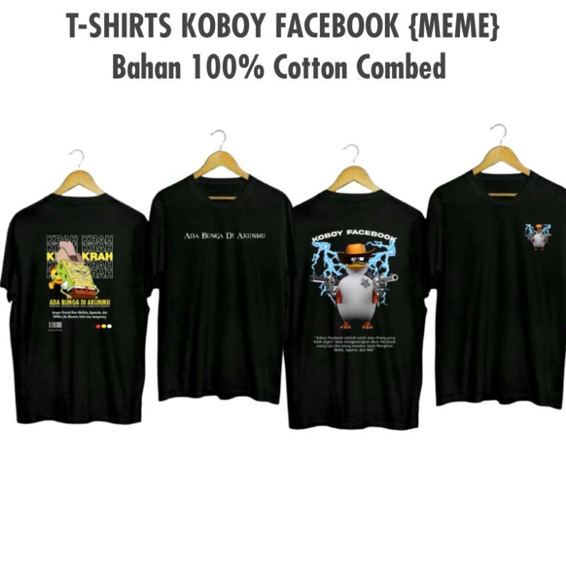 Jual Baju Meme Koboi Facebook/Kaos Meme | Shopee Indonesia