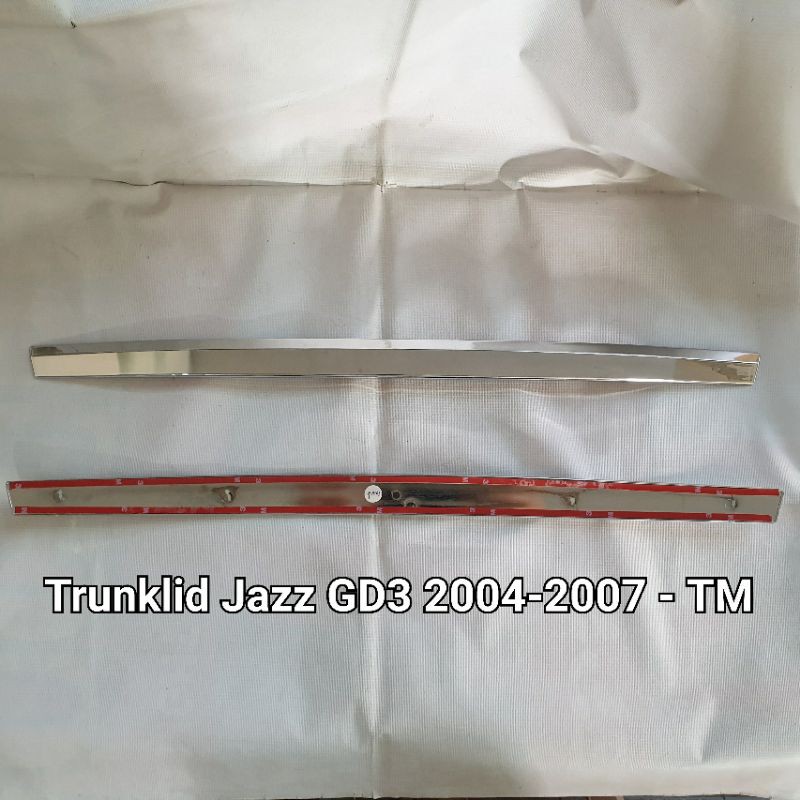 Jual Trunk Lid Jazz 2004 2007 Chrome Trunklid Jazz GD3 Honda Lis Krom ...