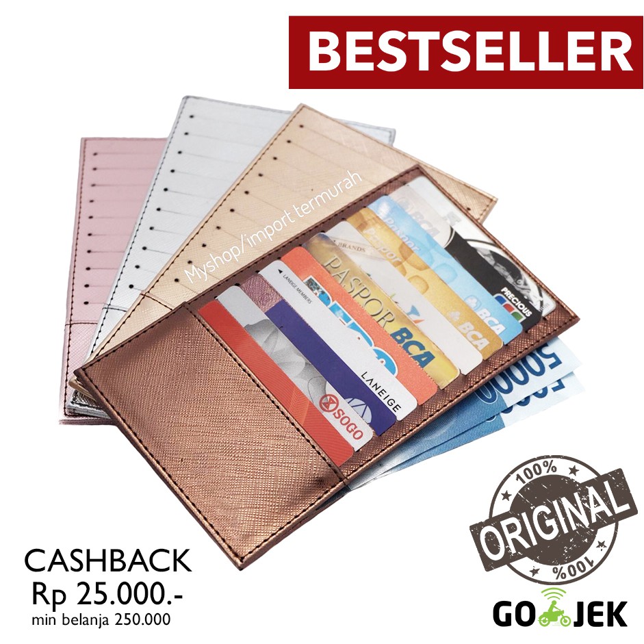 Jual Dompet Kartu - Card Holder - Card Wallet - 22 kartu - Dompet ...