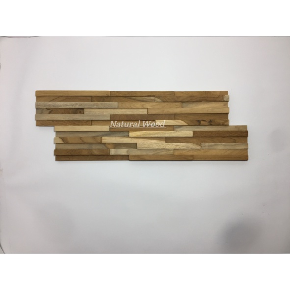 Jual Panel dinding kayu jati | wall cladding | panel kayu jati 3D ...