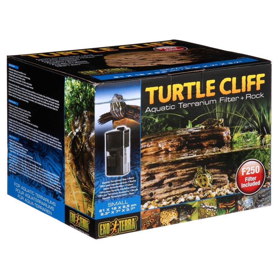 Jual EXOTERRA Kura Air Reptile Turtle Cliff Filter and Rock Small | Shopee Indonesia