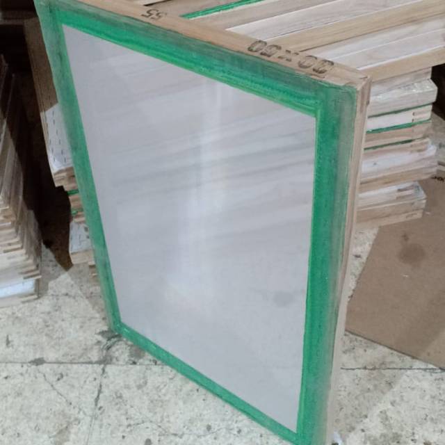Jual SCREEN SABLON 30x50 T.120, T.150, T.165, T.180 ( PUTIH / KUNING ...