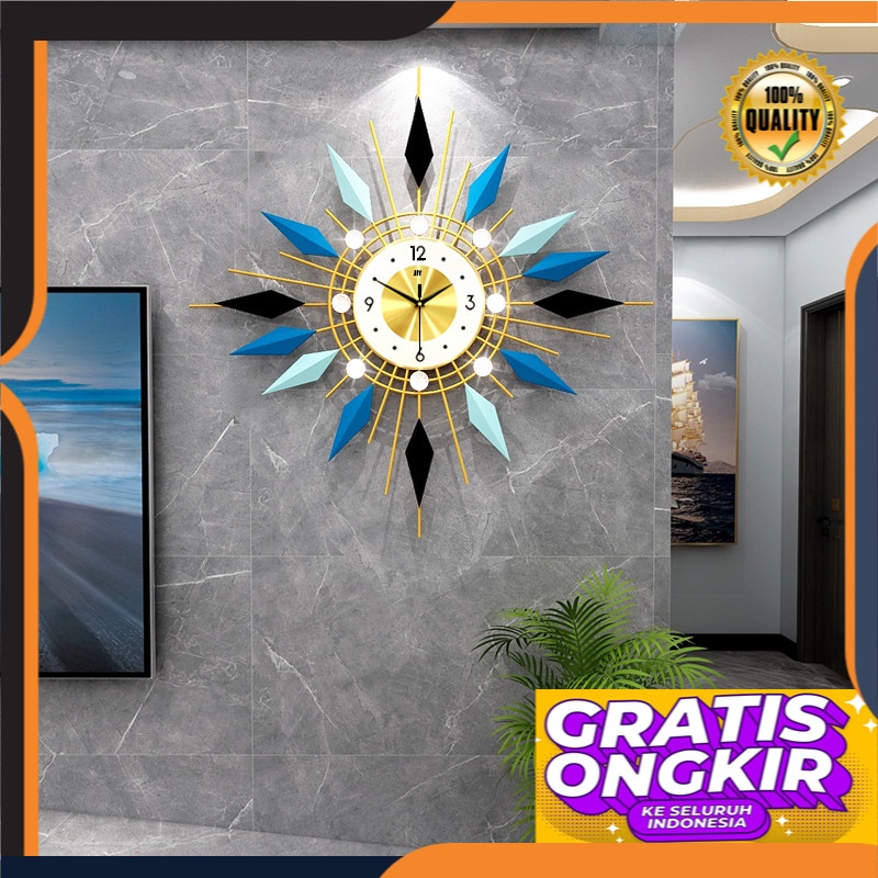 Jual Sedikit Mewah Dekorasi Jam Dinding Rumah Ruang Tamu Kamar Kreatif ...