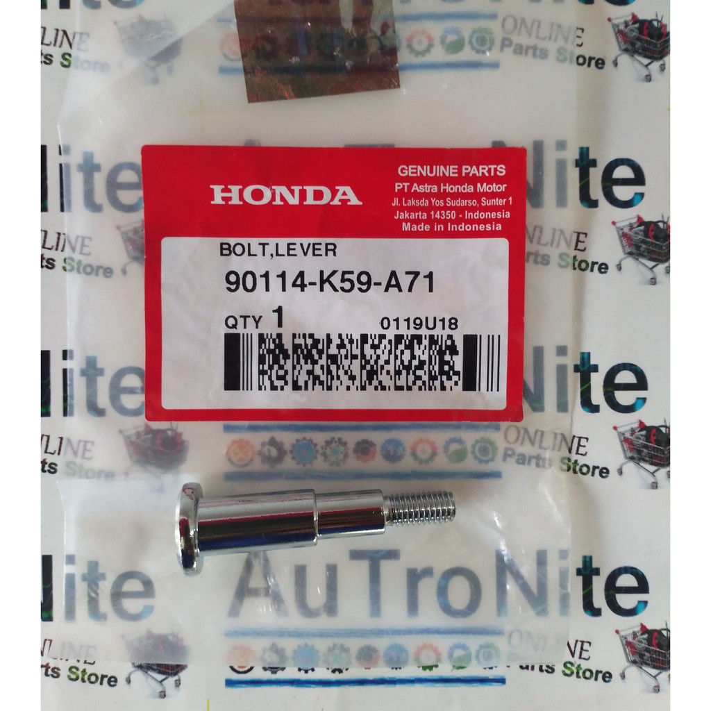 Jual Baut Bolt Screw Handle Lever Pivot 90114-K59-A71 Original Honda ...