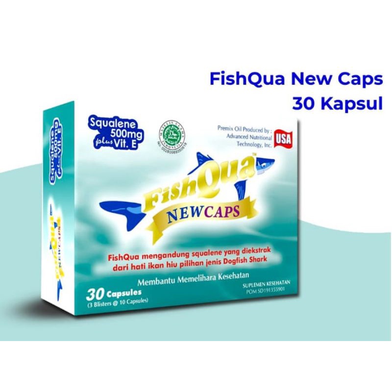 Jual fishqua Newcaps 30 Kapsul / Minyak Ikan Fish qua | Shopee Indonesia