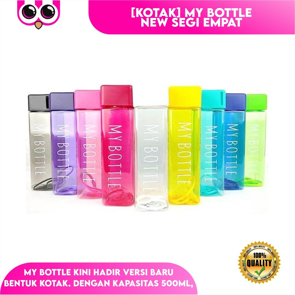 Jual [KOTAK] MY BOTTLE NEW SEGI EMPAT | Shopee Indonesia