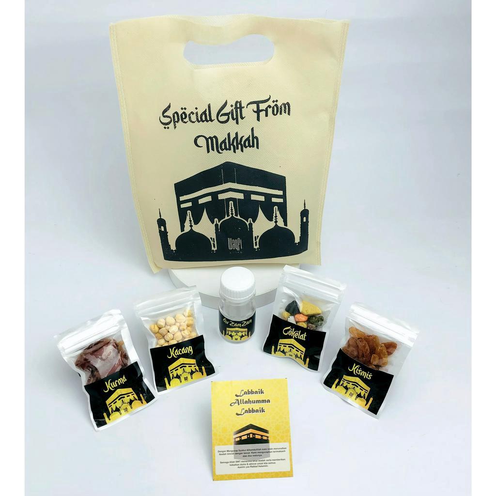 Jual Souvenir Snack Umroh Kemasan Tas Mekkah by Waqfi Store. Wangi ...
