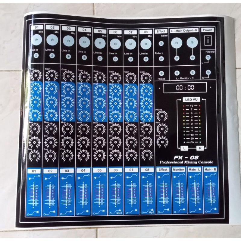 Jual Stiker Mixer 8CH | Shopee Indonesia
