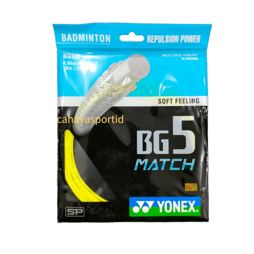 Jual Yonex BG 5 Match Senar Badminton (Badminton String) | Shopee Indonesia
