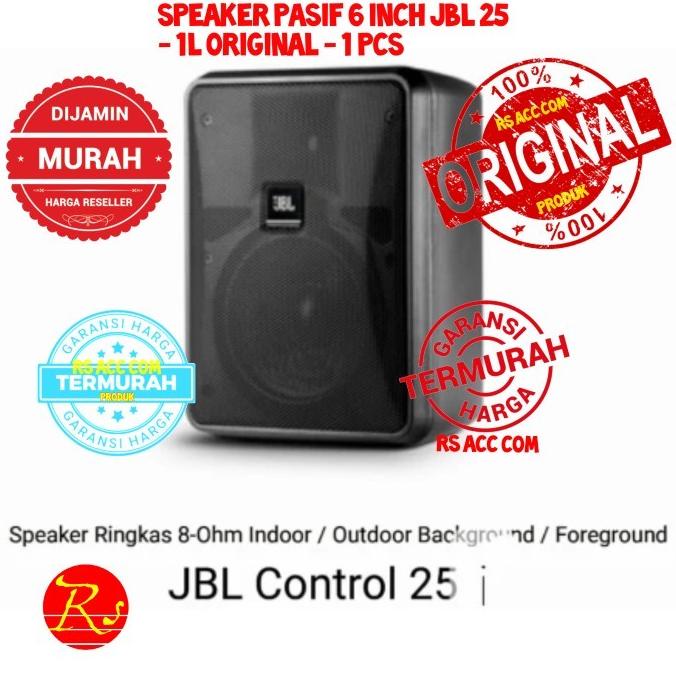 Jual SPEAKER PASIF 6 INCH JBL 25 - 1L ORIGINAL - 1 PCS FBGDF64654 | Shopee Indonesia